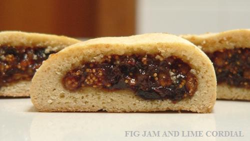 Figgy Rolls | Fig Jam and Lime Cordial