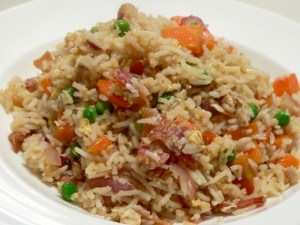 Fusion Fried Rice | Fig Jam and Lime Cordial