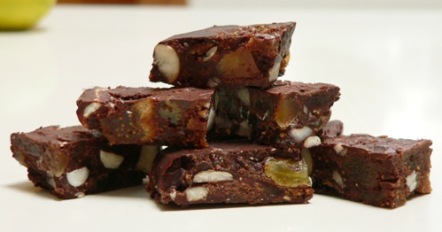 Chocolate Jewel Bites | Fig Jam and Lime Cordial