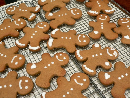 Gingerbread Men | Fig Jam and Lime Cordial
