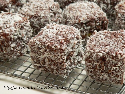 Australian Women’s Weekly lamington recipe | Fig Jam and Lime Cordial