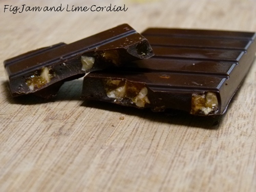 Hazelnut Praline | Fig Jam and Lime Cordial