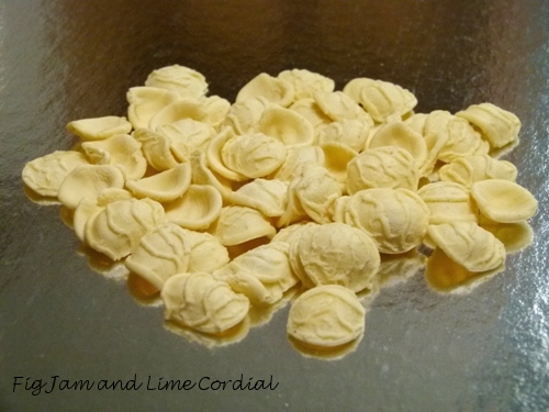 Pasta Shapes | Fig Jam and Lime Cordial