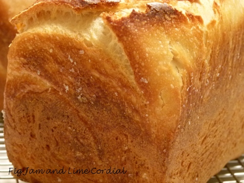 Salt-Crusted Bread | Fig Jam and Lime Cordial