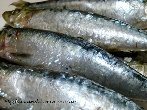 Portuguese Sardines | Fig Jam and Lime Cordial