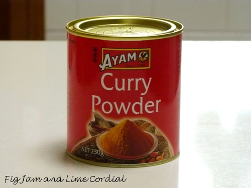 Baked Chicken Curry | Fig Jam and Lime Cordial