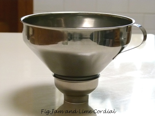 Jam Funnel | Fig Jam and Lime Cordial