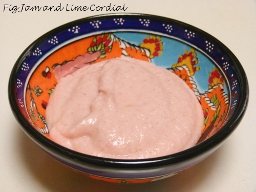 gluten free taramosalata | Fig Jam and Lime Cordial