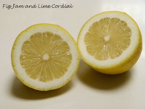 Pete’s One Lemon Cordial | Fig Jam and Lime Cordial