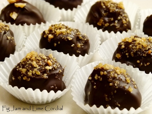Chocolate #101: Hazelnut Chocolates | Fig Jam and Lime Cordial