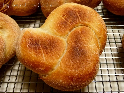 Bread #101: Sourdough Knotted Rolls | Fig Jam and Lime Cordial