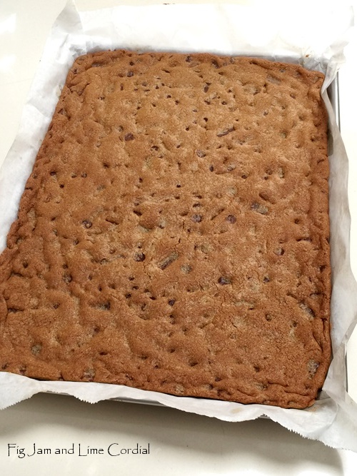 Square Cookies | Fig Jam and Lime Cordial