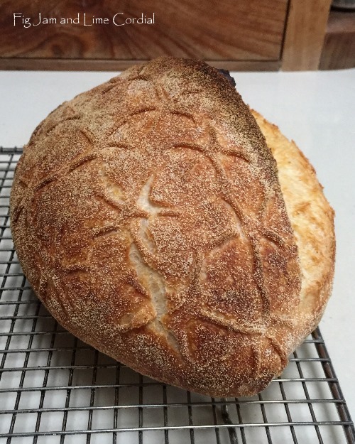 Embossed Sourdough Loaves | Fig Jam and Lime Cordial