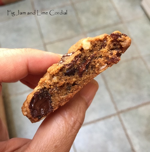 Quarantine Cookies | Fig Jam and Lime Cordial