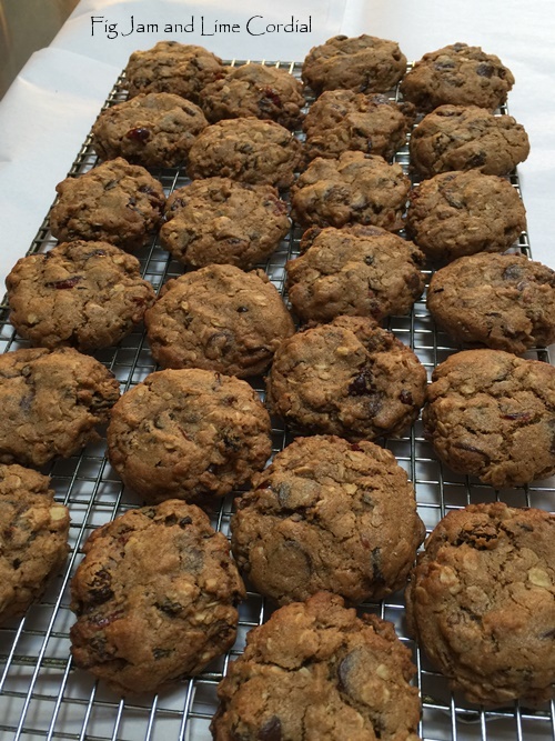 Quarantine Cookies | Fig Jam and Lime Cordial