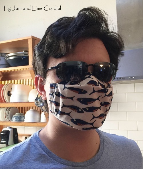 Fish Face (aka how to sew a mask) | Fig Jam and Lime Cordial