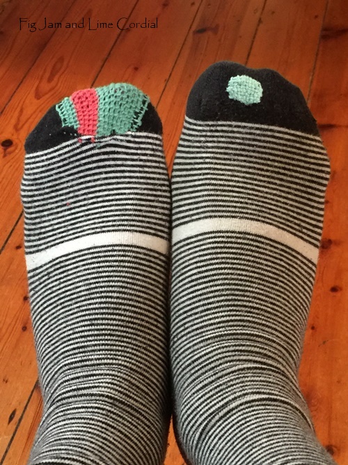 There is no such thing as a free sock… | Fig Jam and Lime Cordial