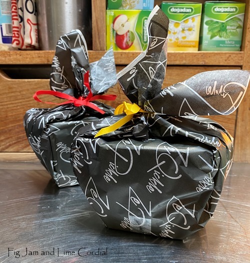 Rethinking Christmas Packaging | Fig Jam and Lime Cordial