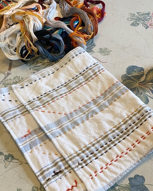 Making Zokin | Fig Jam and Lime Cordial